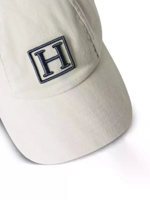 HACKETT LONDON Logo-embroidered Washed-effect Baseball Cap