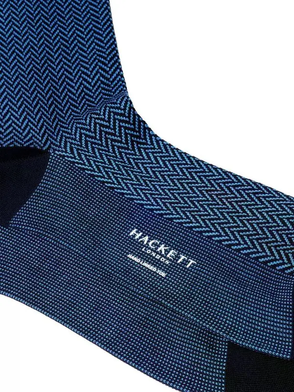 HACKETT LONDON Patterned Crew Socks
