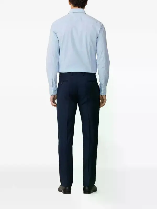 HACKETT LONDON Peak-lapel Twill Suit