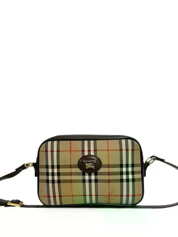 Burberry Haymarket Check Crossbody Bag - Neutrals