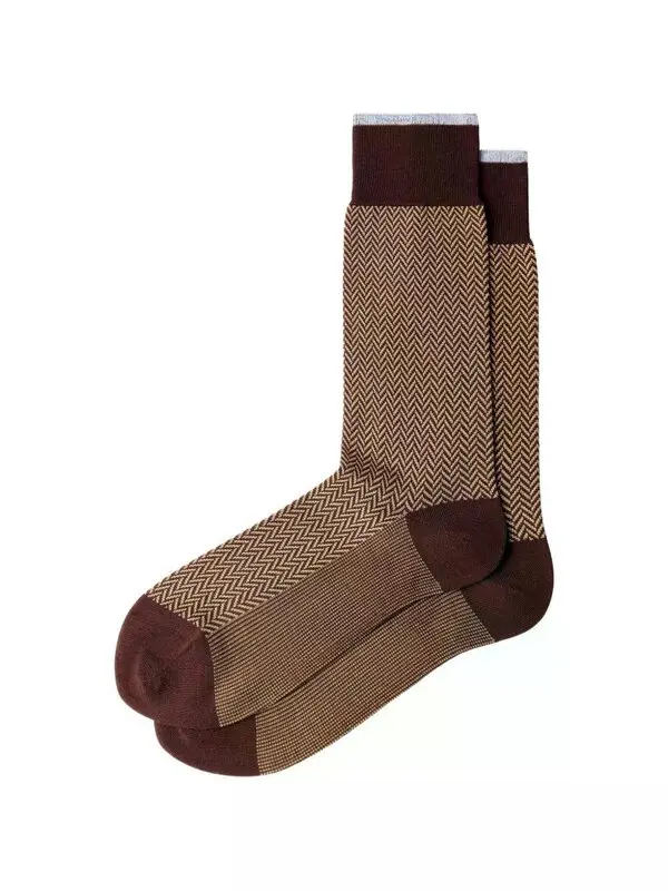 HACKETT LONDON Herringbone Crew Socks