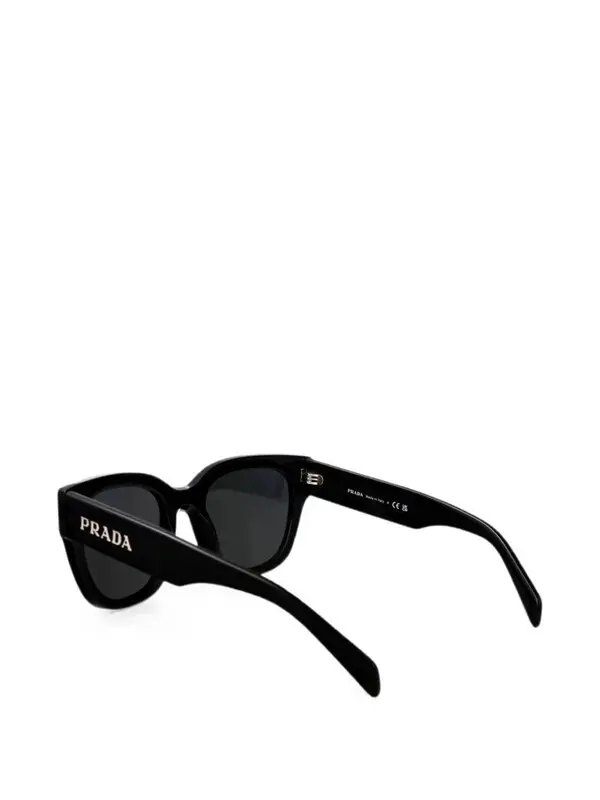 Prada Logo Plaque Sunglasses - Black