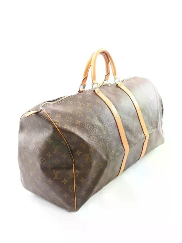 LOUIS VUITTON 2003 Monogram Keepall 55 Boston Bag