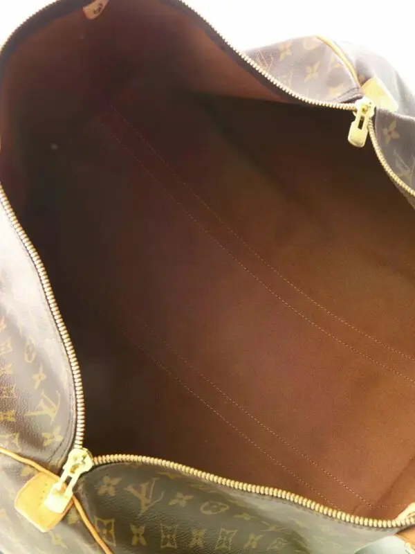 LOUIS VUITTON 2003 Monogram Keepall 55 Boston Bag