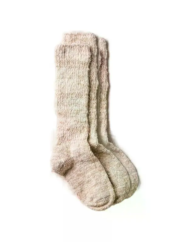 YAHAE Garabou Slipper Socks - Brown