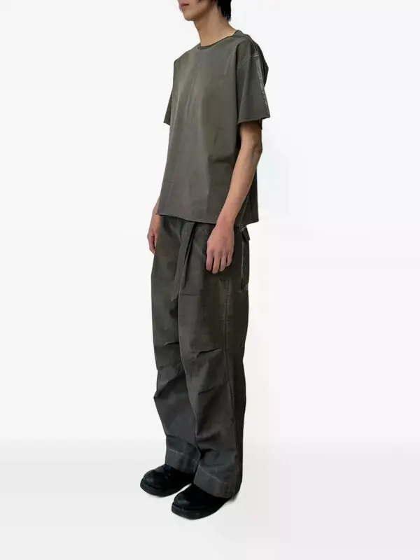 SAN263-1 Belted Trousers With Waterproof Taping