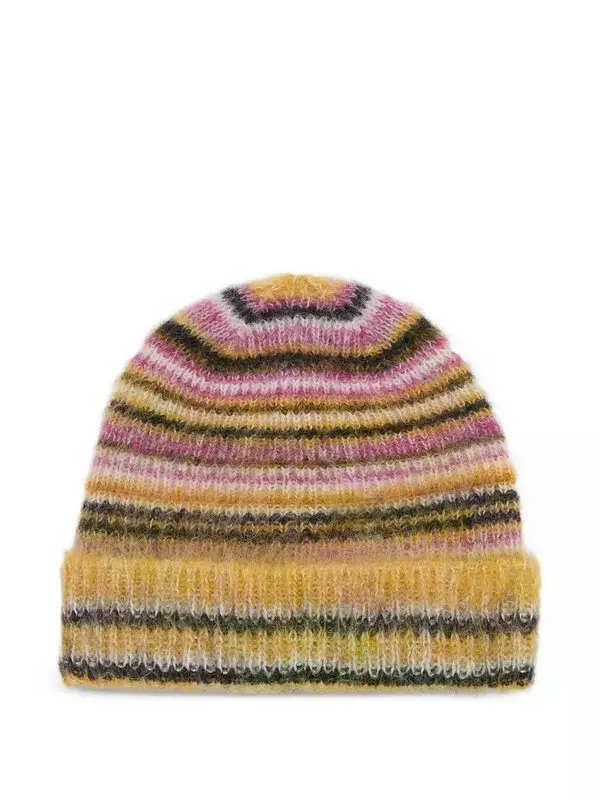 Isabel Marant Étoile Morenne Striped Beanie Hat