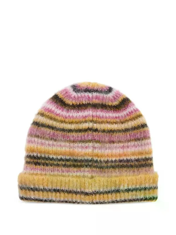 Isabel Marant Étoile Morenne Striped Beanie Hat