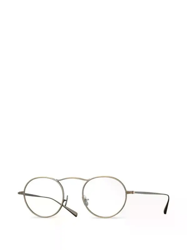 EYEVAN7285 Clubman-e Round Frame Eyeglasses - Gold