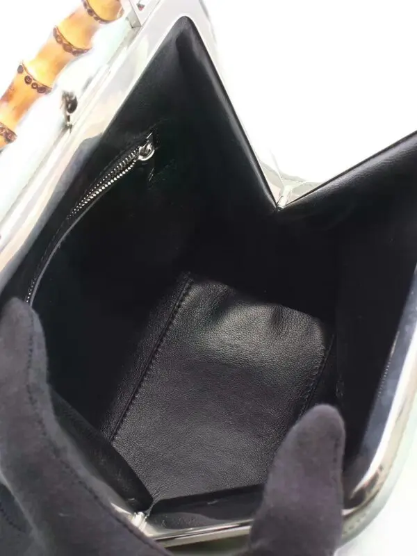 JIL SANDER 2010s Goji Bamboo Mini Tote Bag