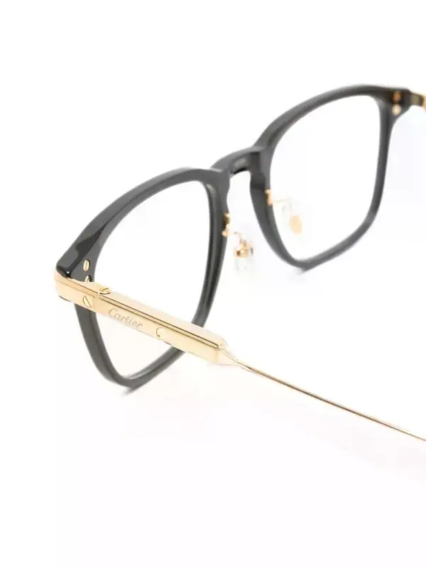 Cartier Santos De Square-frame Glasses