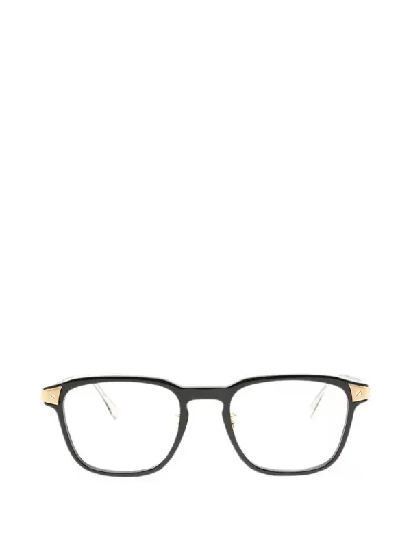 Cartier Santos De Square-frame Glasses - Black