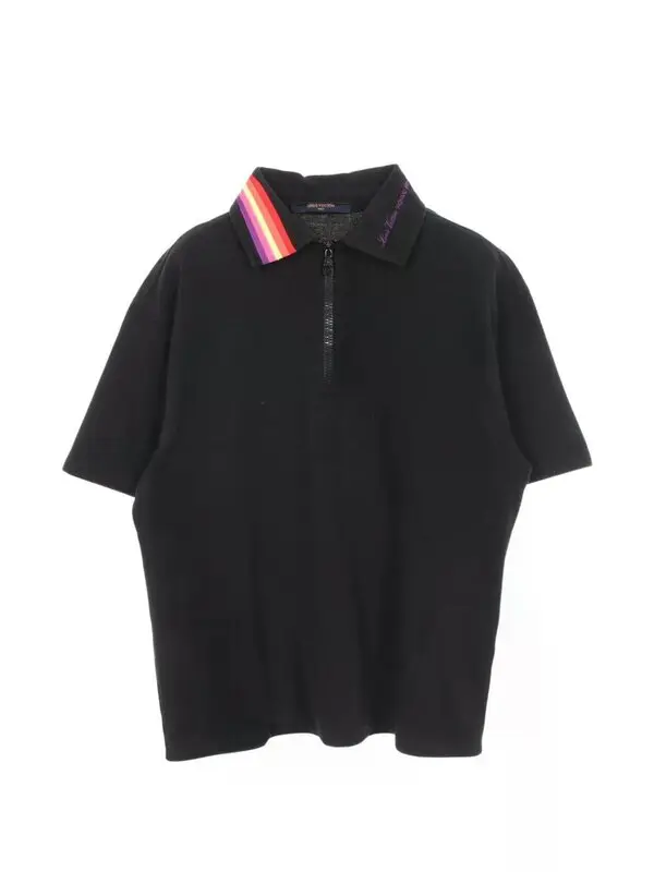 LOUIS VUITTON 2010s Logo-embroidered Polo Shirt