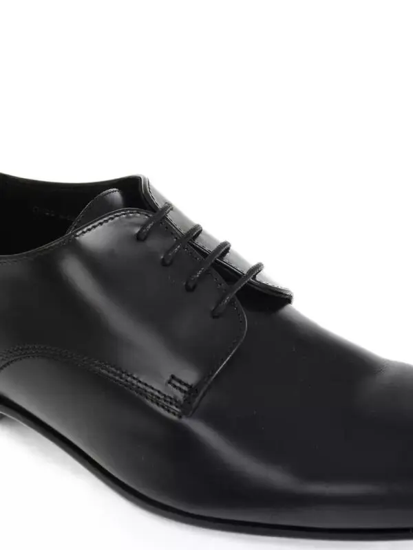 Corneliani Brushed Leather Derby Shoes