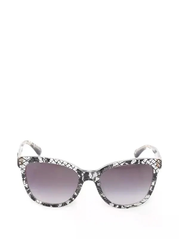 Dolce & Gabbana Lace Butterfly Sunglasses - Black