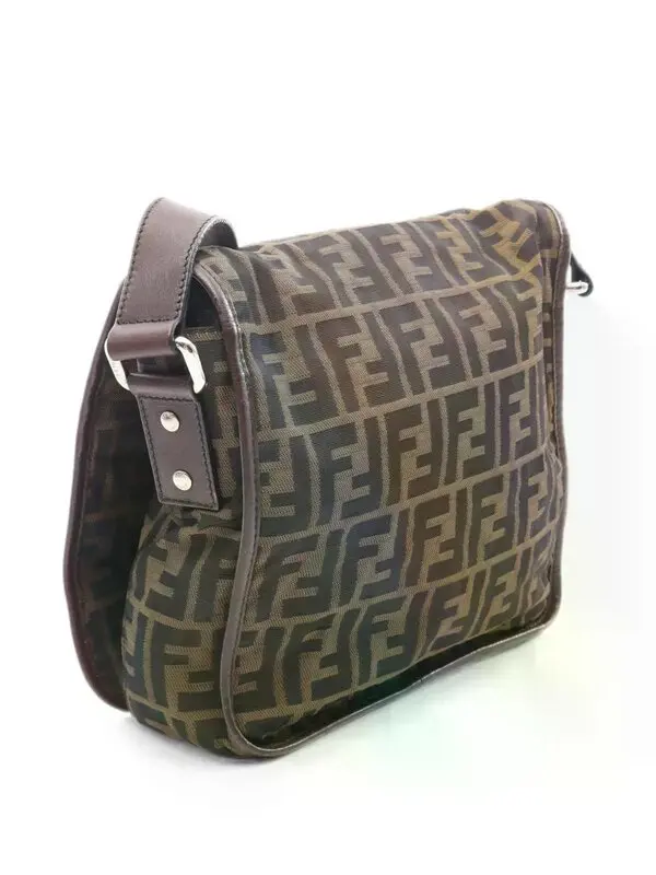 Fendi Zucca Monogram Canvas Shoulder Bag