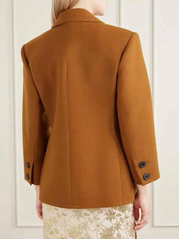 Saint Laurent Brushed Wool Blazer