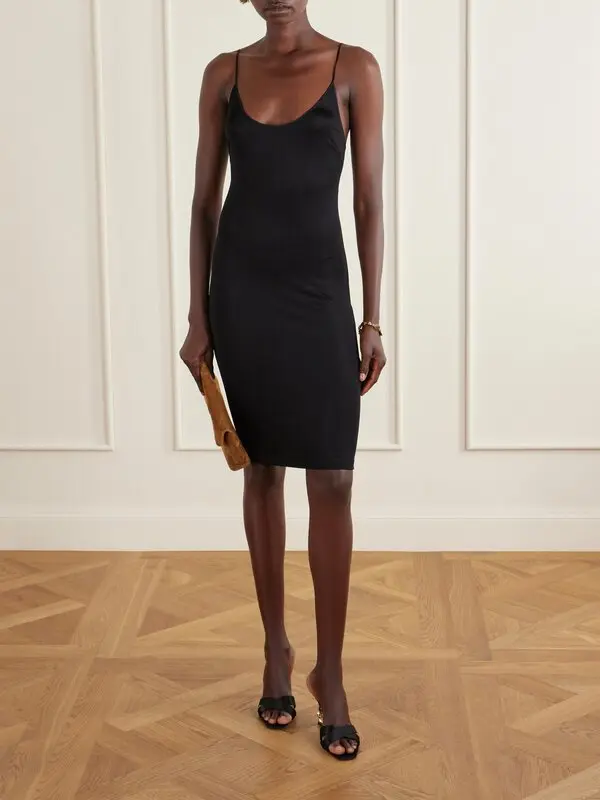 Saint Laurent Jersey Midi Dress