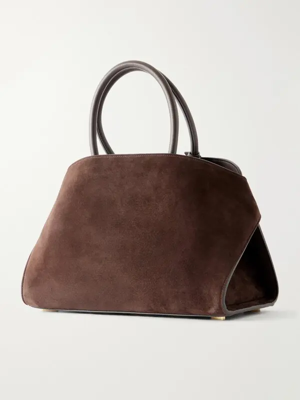 FERRAGAMO Hug Suede Shoulder Bag