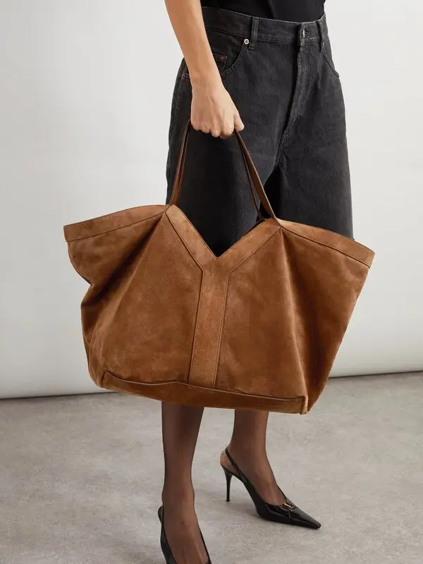 Saint Laurent Y Suede Tote