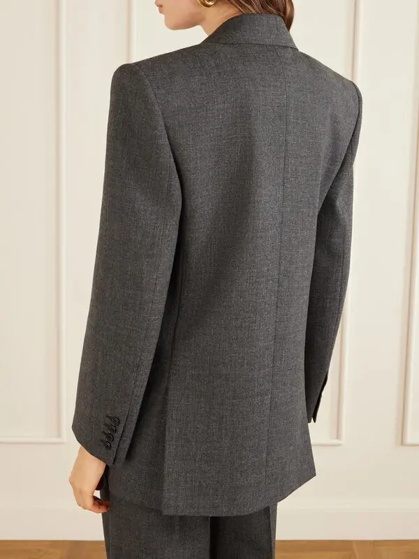 Saint Laurent Wool Double-breasted Blazer