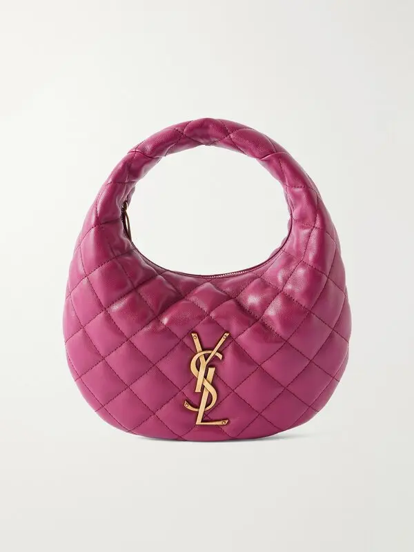 Saint Laurent Icarino Matelassé Leather Tote