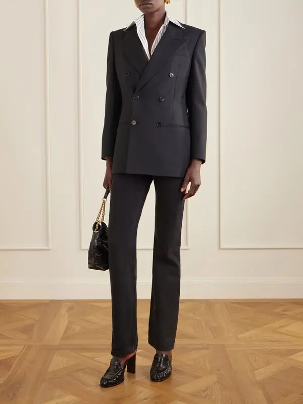 Saint Laurent Le Loafer Eel Pumps