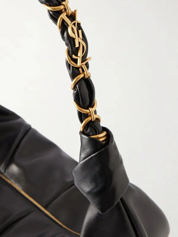 Saint Laurent Amalia Small Leather Shoulder Bag