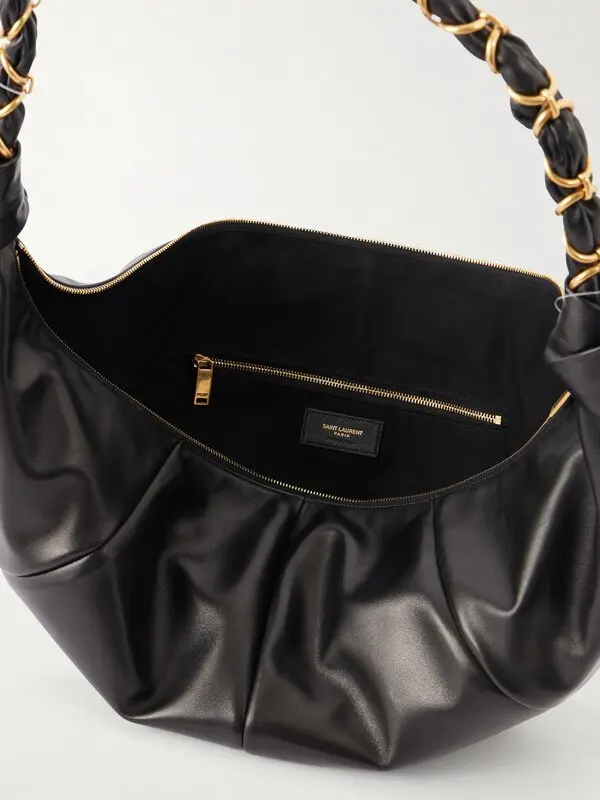 Saint Laurent Amalia Small Leather Shoulder Bag