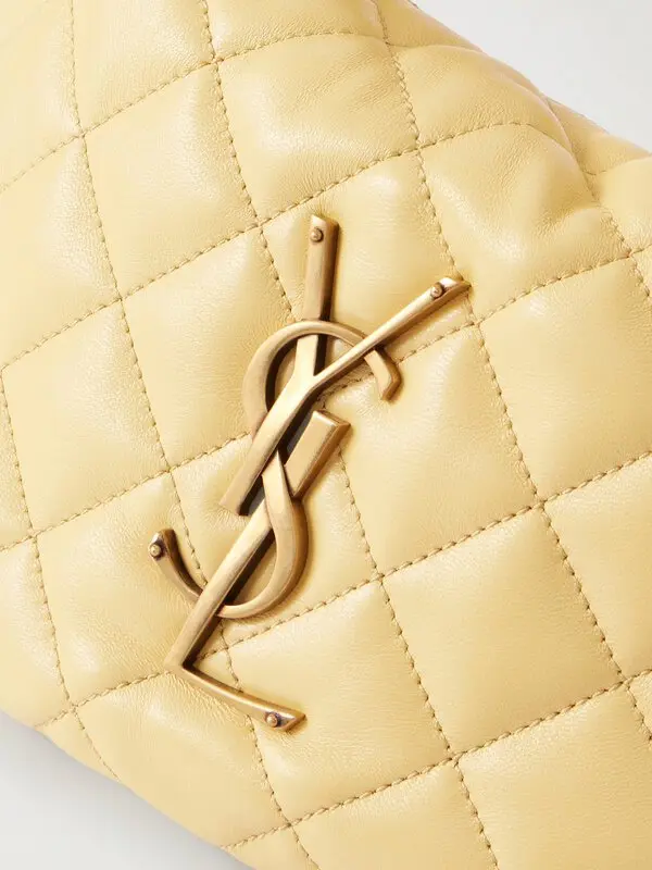 Saint Laurent Matelassé Leather Tote