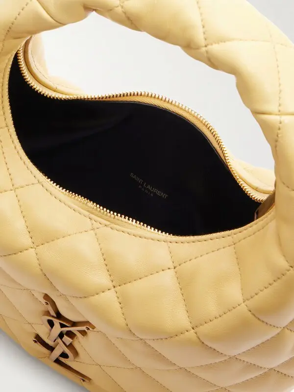 Saint Laurent Matelassé Leather Tote
