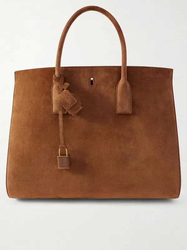Saint Laurent Sac De Jour Large Suede Tote