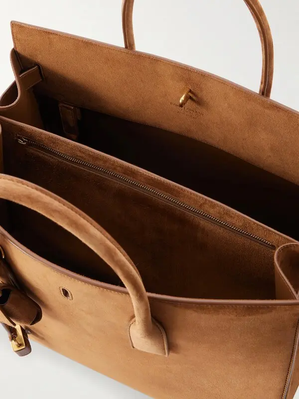 Saint Laurent Sac De Jour Large Suede Tote