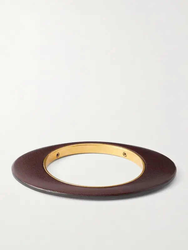 Saint Laurent Blade Gold-tone Bracelet