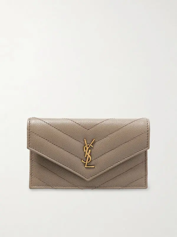 Saint Laurent Cassandre Matelassé Leather Wallet