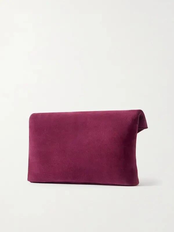 Saint Laurent Cassandre Suede Shoulder Bag