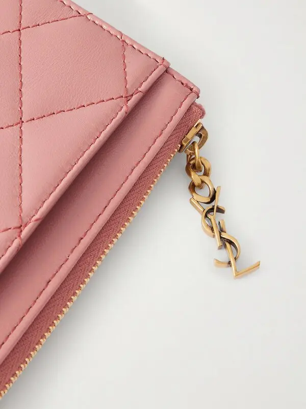 Saint Laurent Quilted Leather Wallet