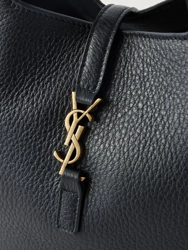 Saint Laurent Le 5 À 7 Bea Baby Leather Shoulder Bag - Black