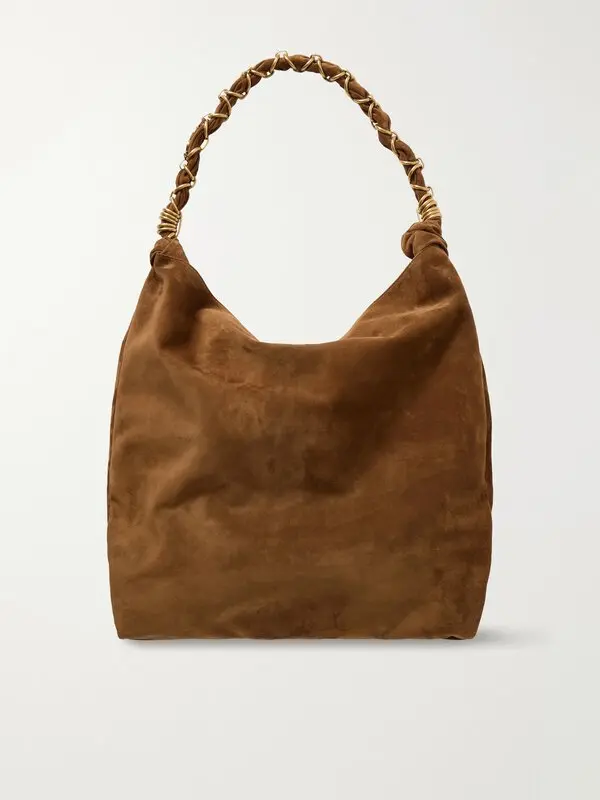 Saint Laurent Amalia Medium Suede Tote