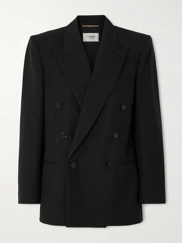 Saint Laurent Double-breasted Wool Blazer