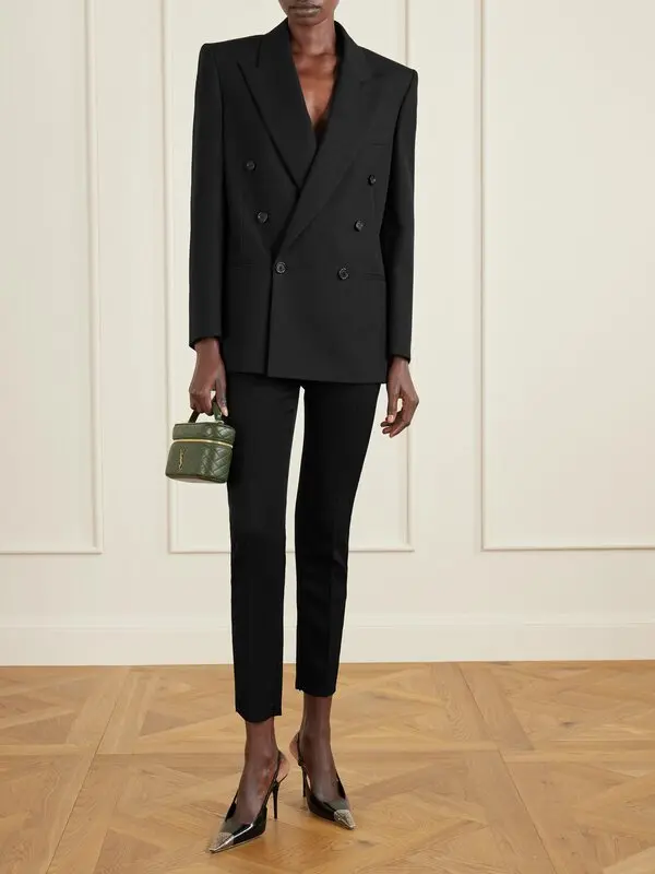 Saint Laurent Double-breasted Wool Blazer