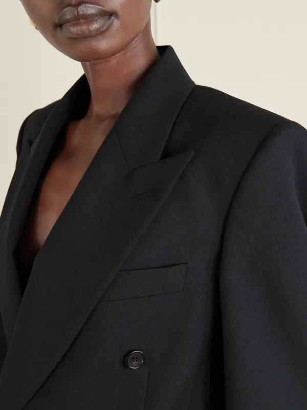 Saint Laurent Double-breasted Wool Blazer