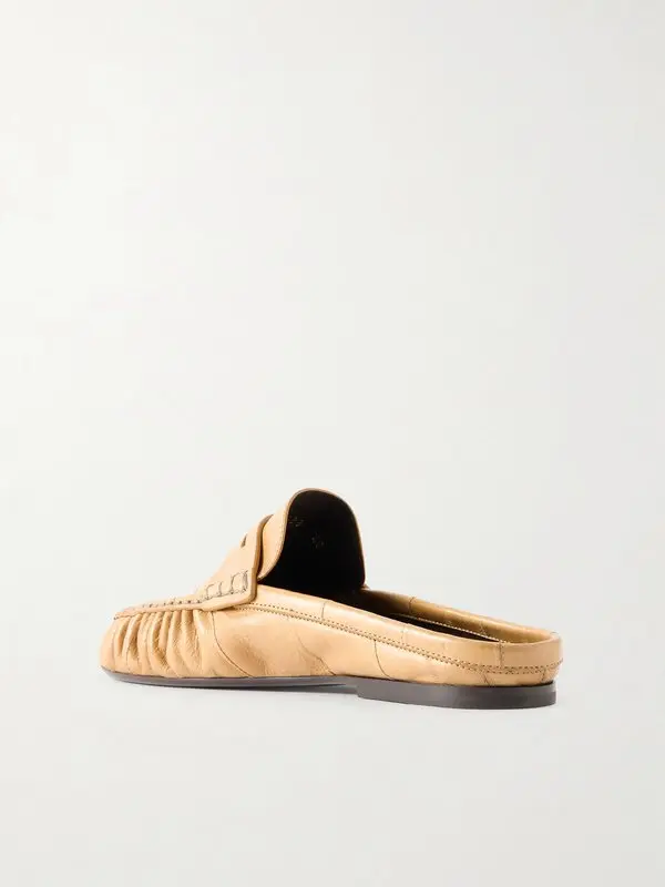 Saint Laurent Le Loafer Eel Slippers