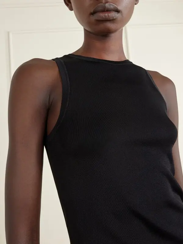 Saint Laurent Ribbed-knit Tank