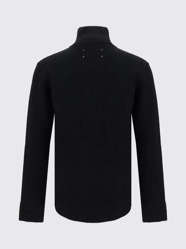 MAISON MARGIELA Ribbed Zip-up Jumper