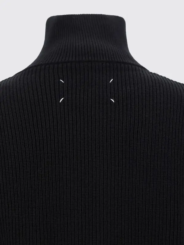 MAISON MARGIELA Ribbed Zip-up Jumper