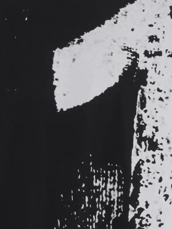 MAISON MARGIELA Slogan Print Cotton T-shirt With Dropped Shoulders - Black