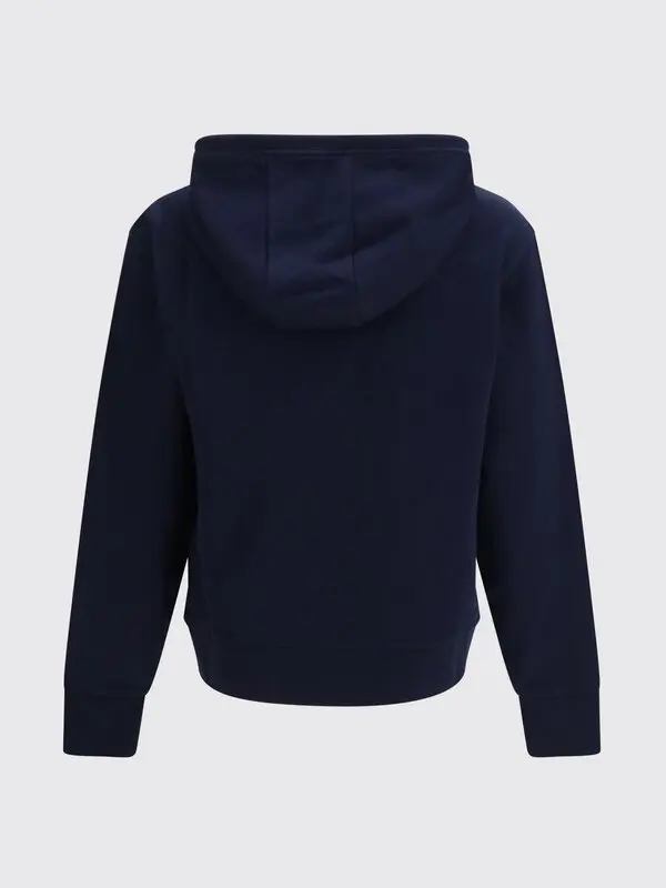 Thom Browne Cotton Hoodie With 4-bar Stripes - White