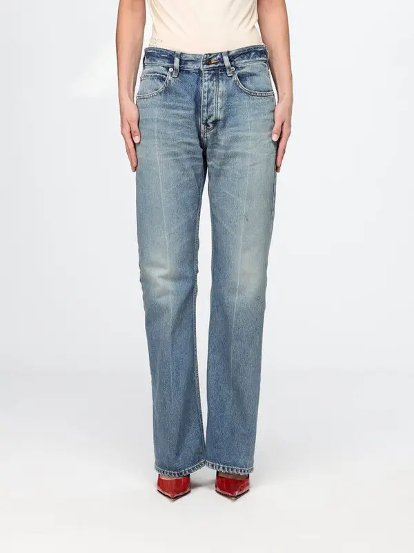 Balenciaga Straight Leg Jeans - Blue