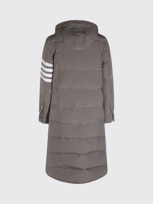 Thom Browne Down Coat With Signature Stripes